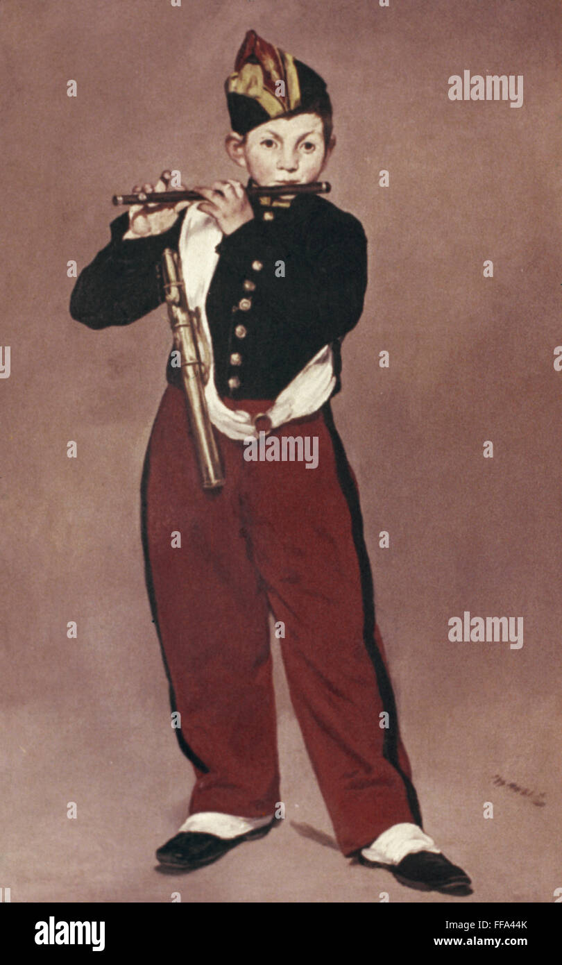 MANET : le fifre, 1866. /Par bourre Edouard Manet Photo Stock - Alamy