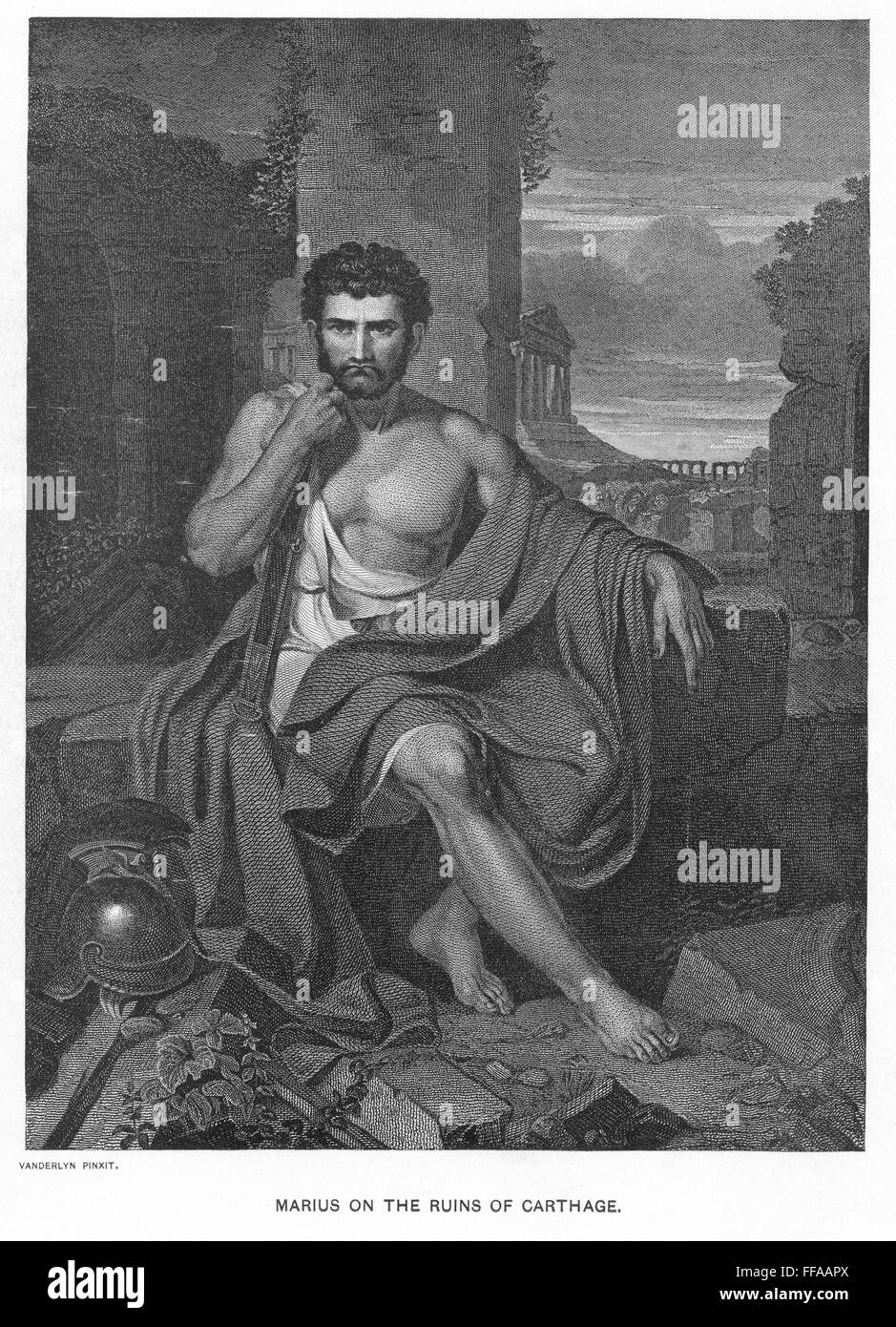 GAIUS MARIUS (155 ?-86 av. J.-C.). /NRoman général et homme politique ...