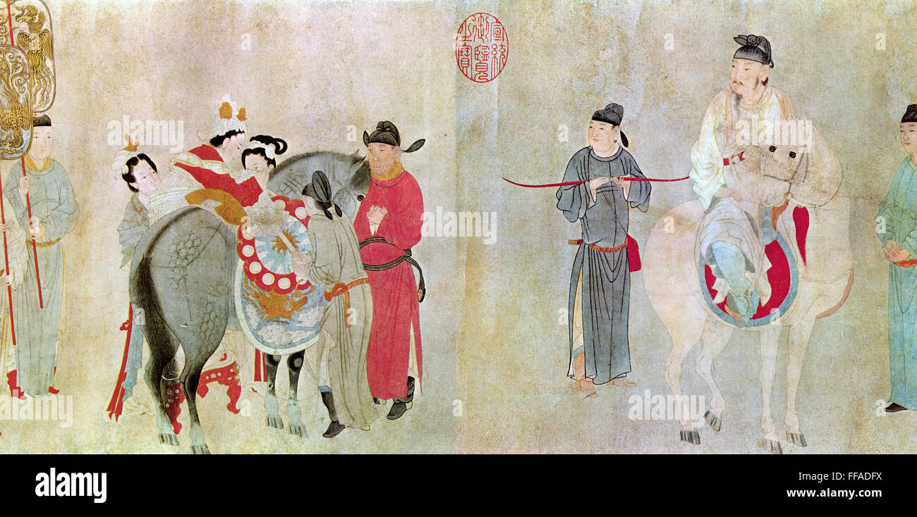 Ming dynasty painting Banque d'image et photos - Alamy