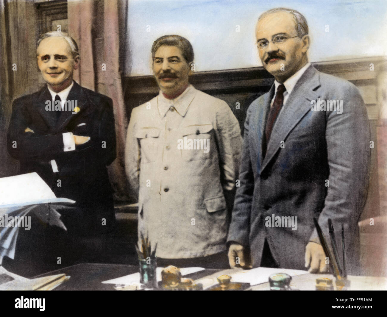 Joachim von ribbentrop joseph stalin Banque de photographies et d ...