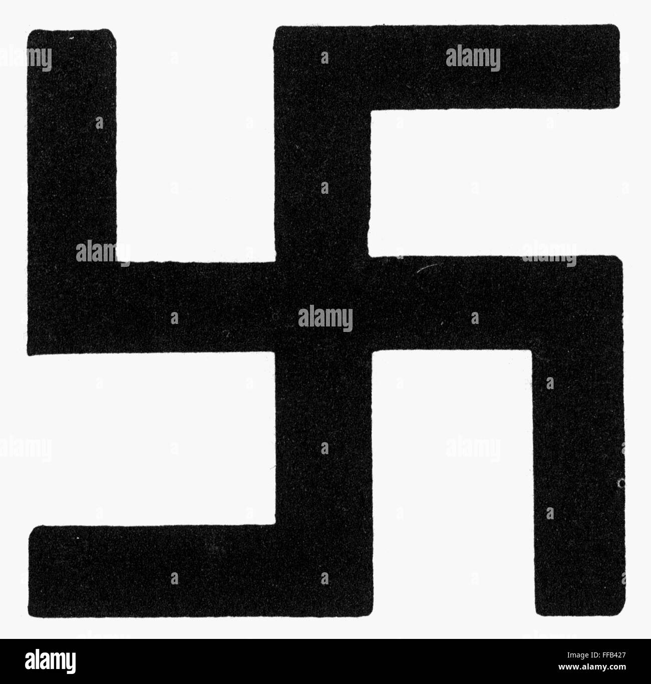 Symbole Nazisme Banque d'images noir et blanc - Alamy
