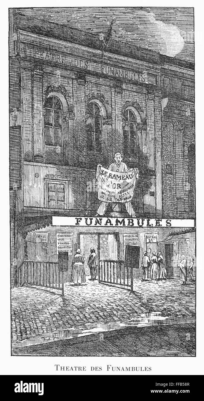 Théâtre des Funambules. /N'Theatre des Funambules' ('Le Théâtre du ...