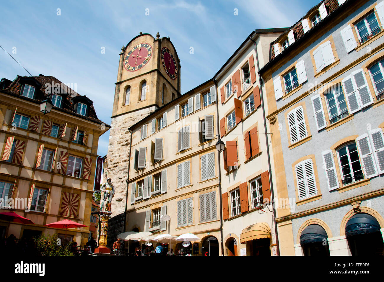 Neuchatel castle Banque de photographies et d’images à haute résolution ...