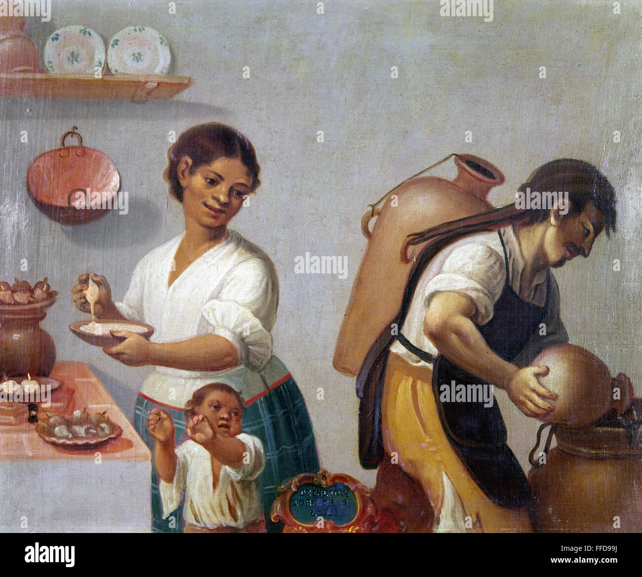 La famille mexicaine, 1775. /NA basse caste de la famille au Mexique ...