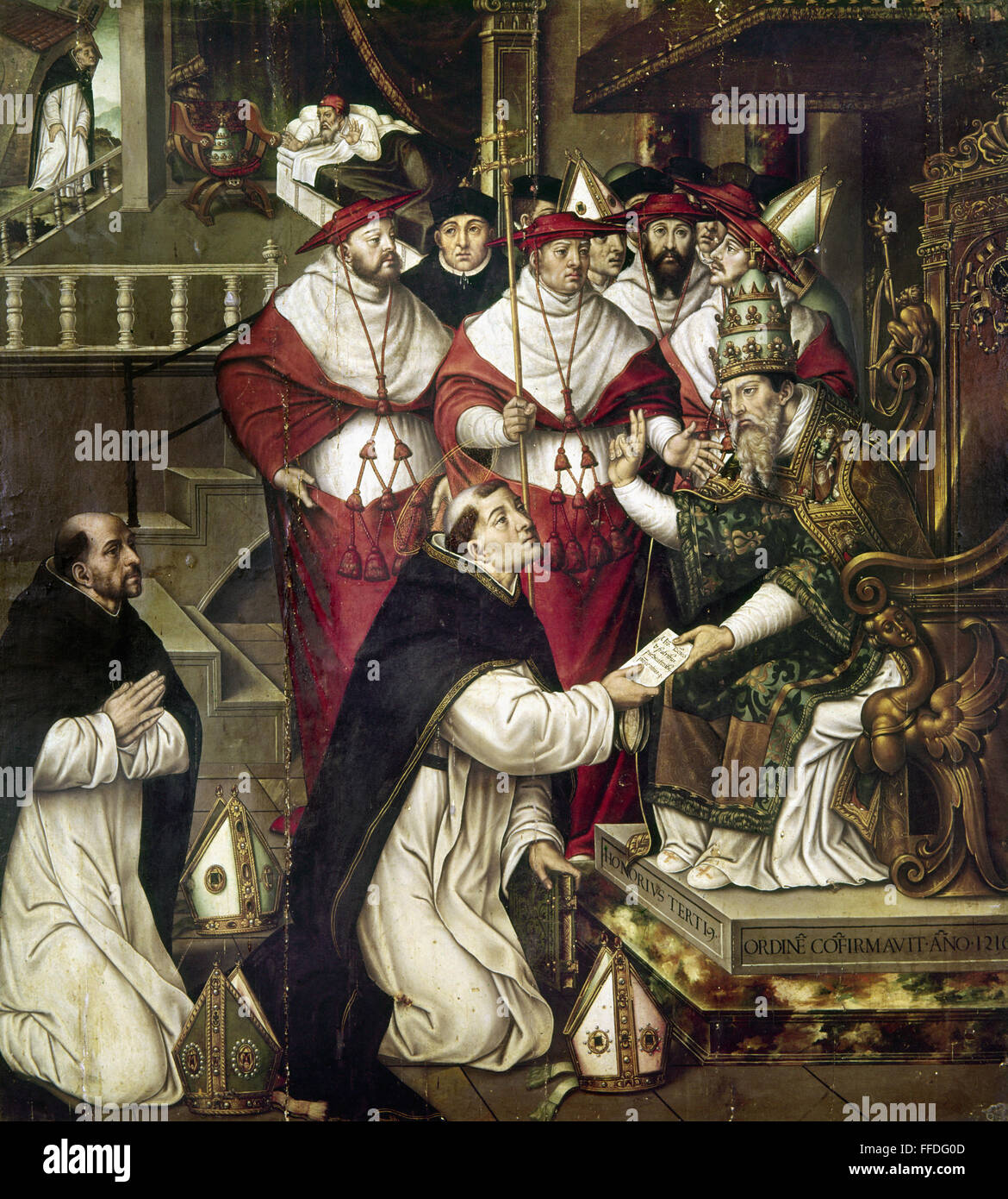 SAINT DOMINIQUE (1170-1221)./nSpanish prêtre catholique. Le Pape ...