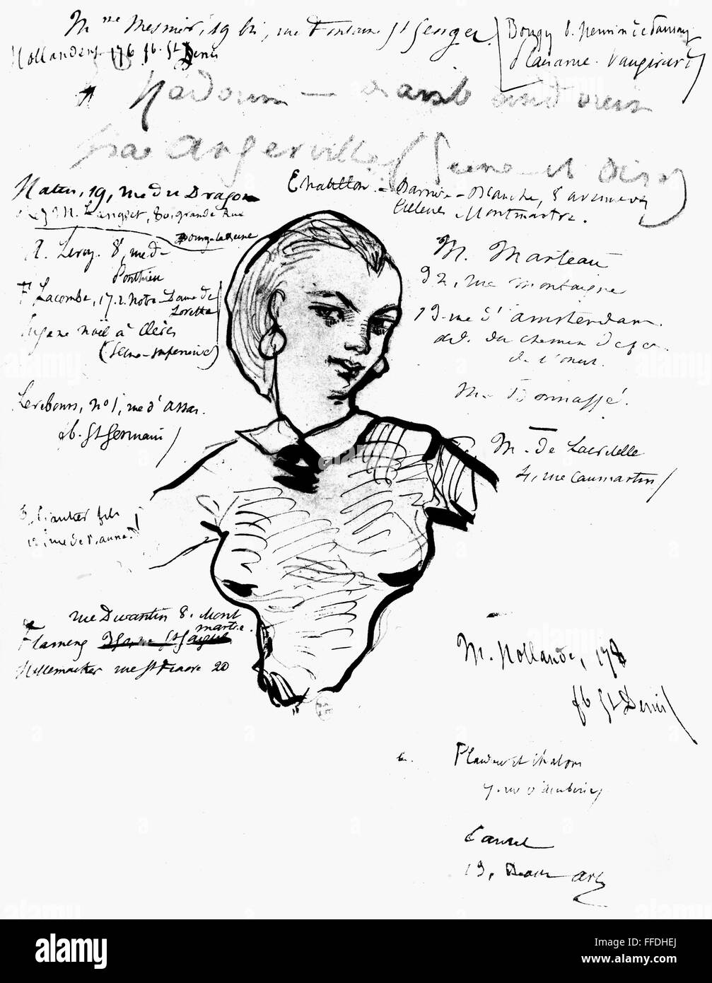 Actrice francaise Banque d'images détourées - Alamy