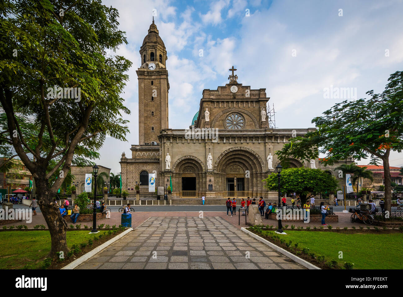 La Cathédrale de Manille, dans Intramuros, Manille, Philippines Photo ...