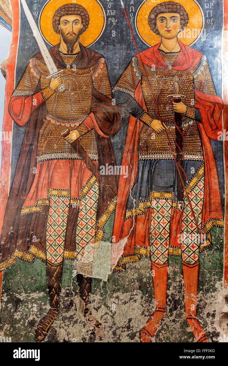 Byzantine fresco kakopetria Banque de photographies et d’images à haute ...