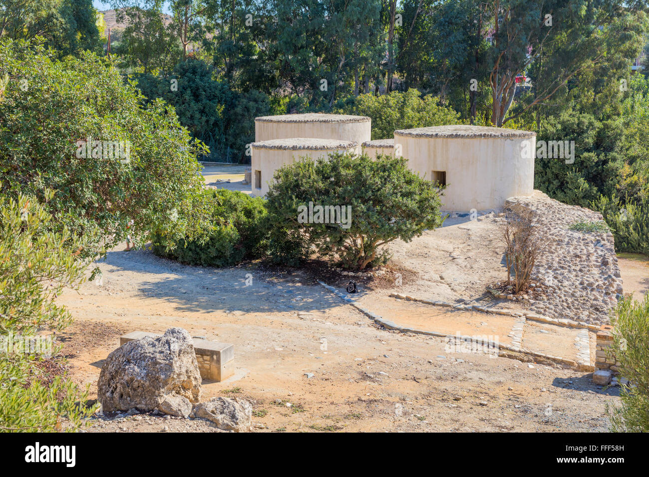 Choirokoitia khirokitia cyprus village Banque de photographies et d ...