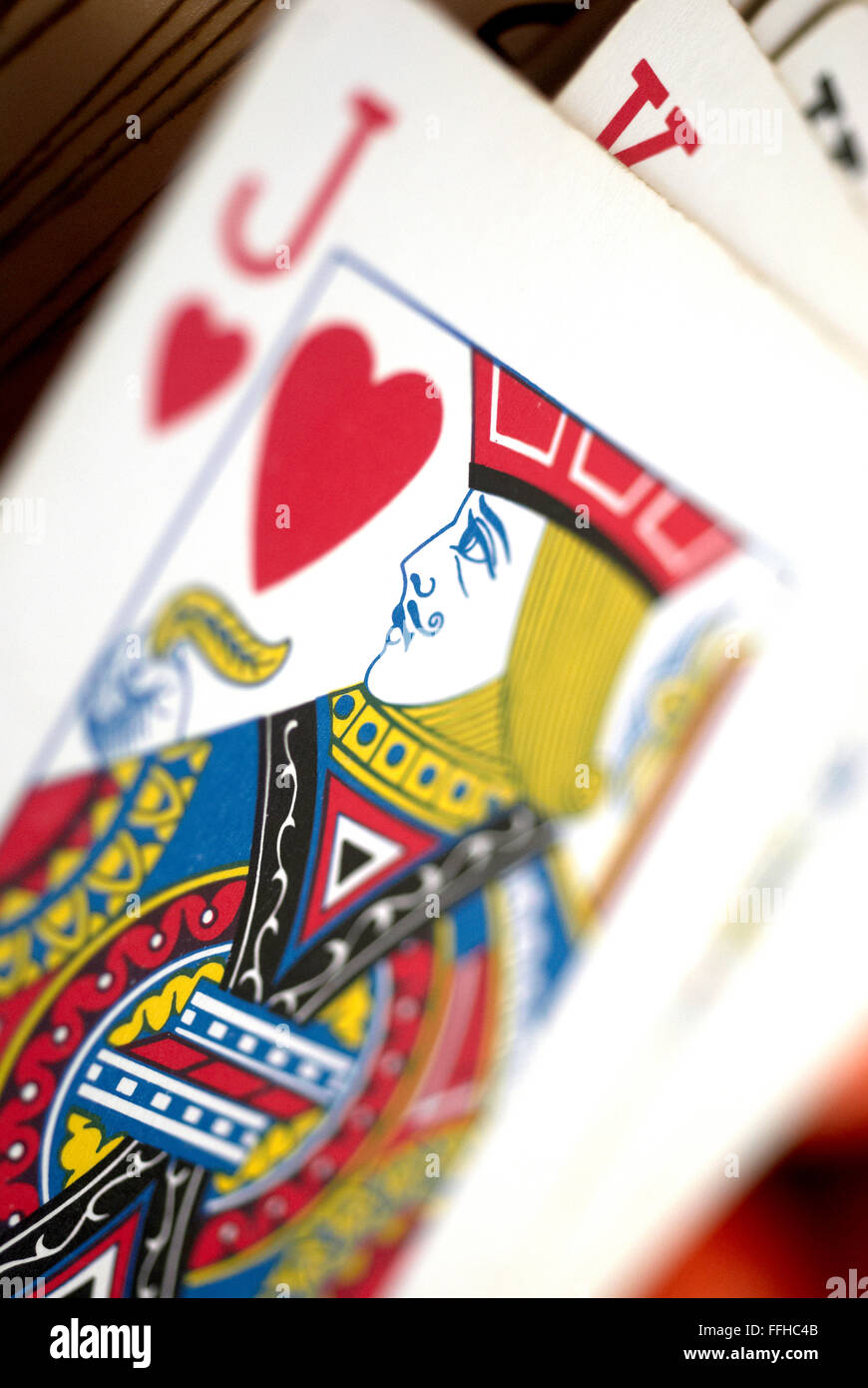 Carte de valet de coeur Banque de photographies et d’images à haute ...