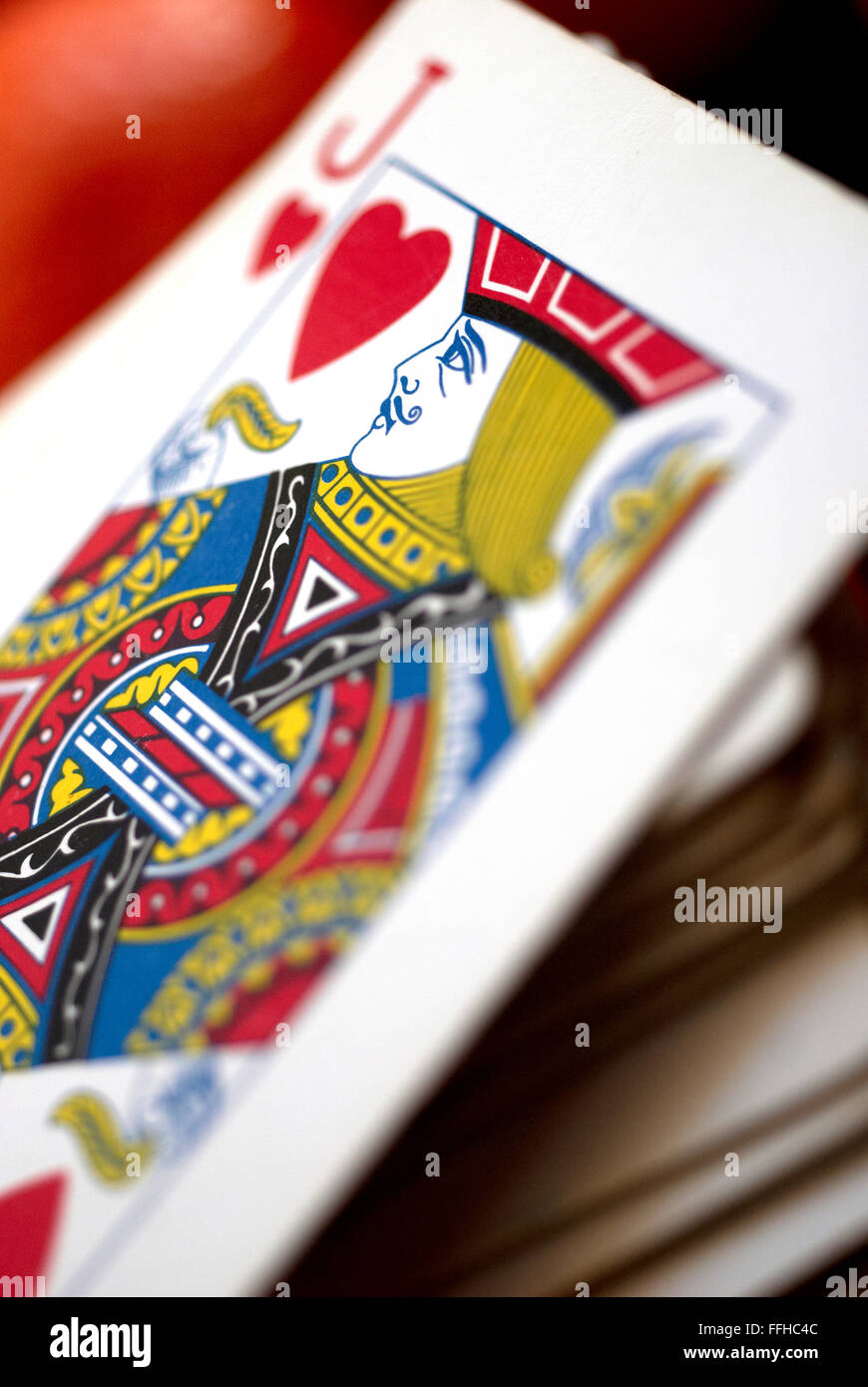 Carte de valet de coeur Banque de photographies et d’images à haute ...