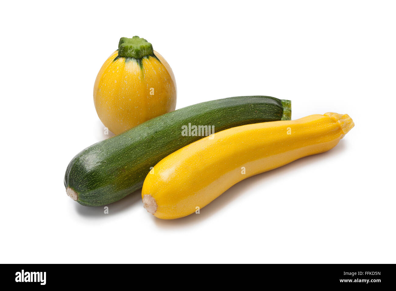 Courgette ronde jaune Banque de photographies et d’images à haute ...