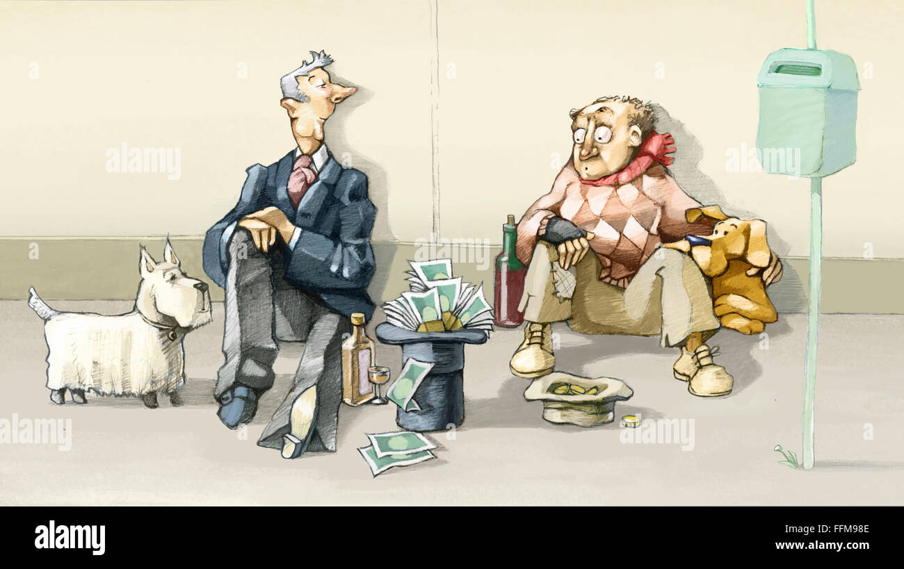 Riche et pauvre Banque de photographies et d’images à haute résolution ...