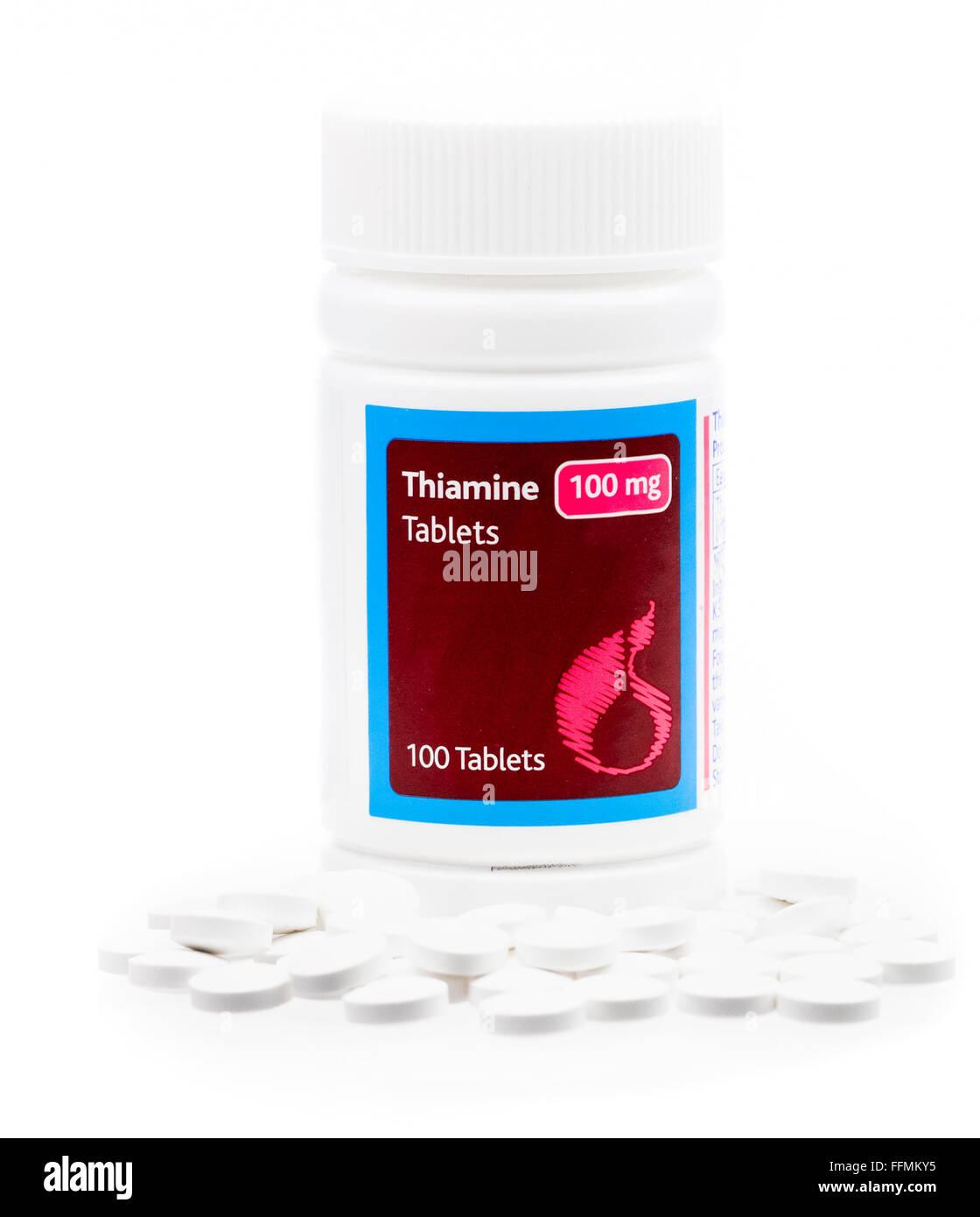 La Thiamine (Vitamine B1) 100mg comprimés (Pabrinex) utilisé pour ...