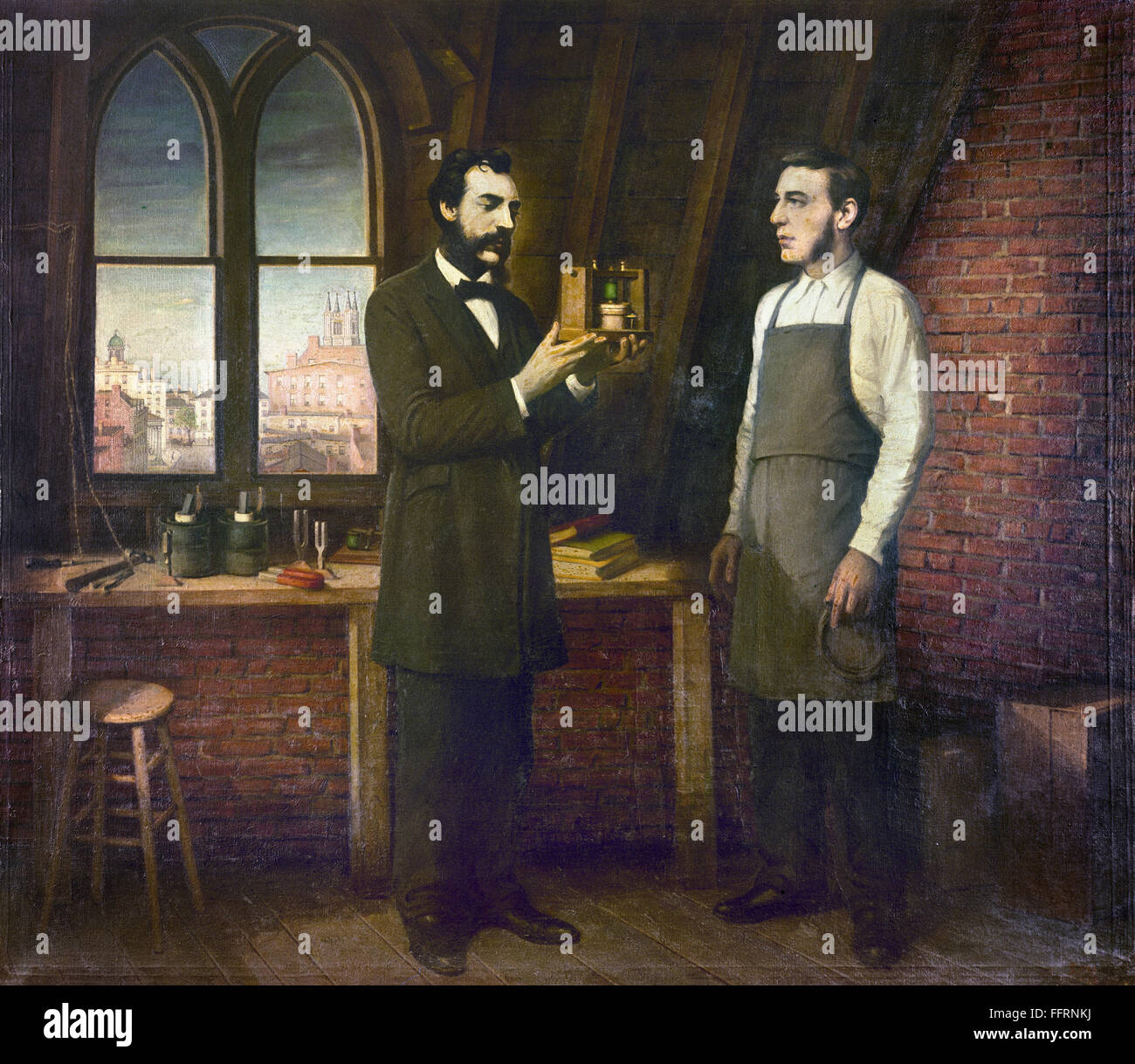 ALEXANDER GRAHAM BELL /n(1847-1922). Né en Écosse (américain ...