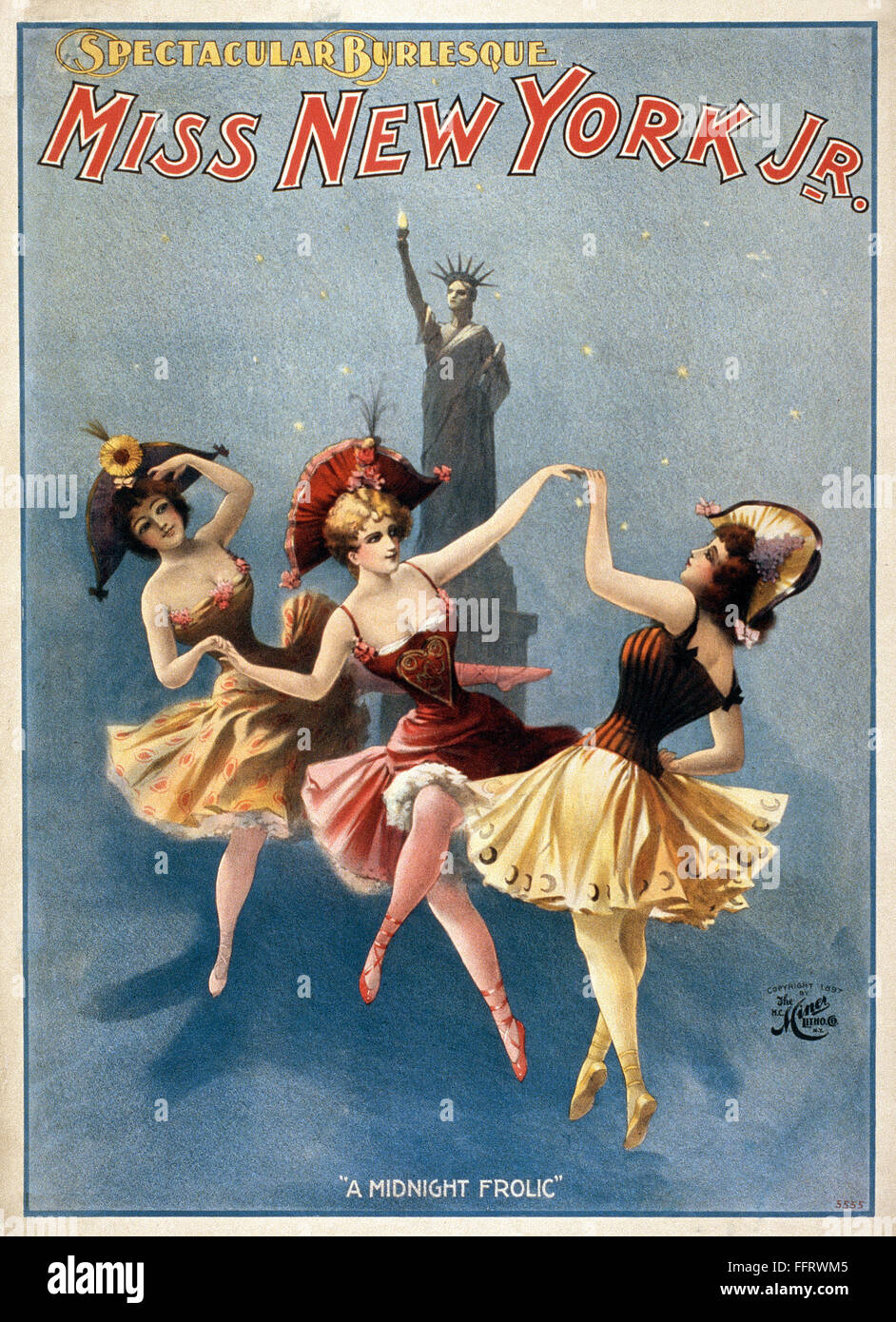 Affiche de théâtre : burlesque. /NA affiche annonçant le spectacle ...