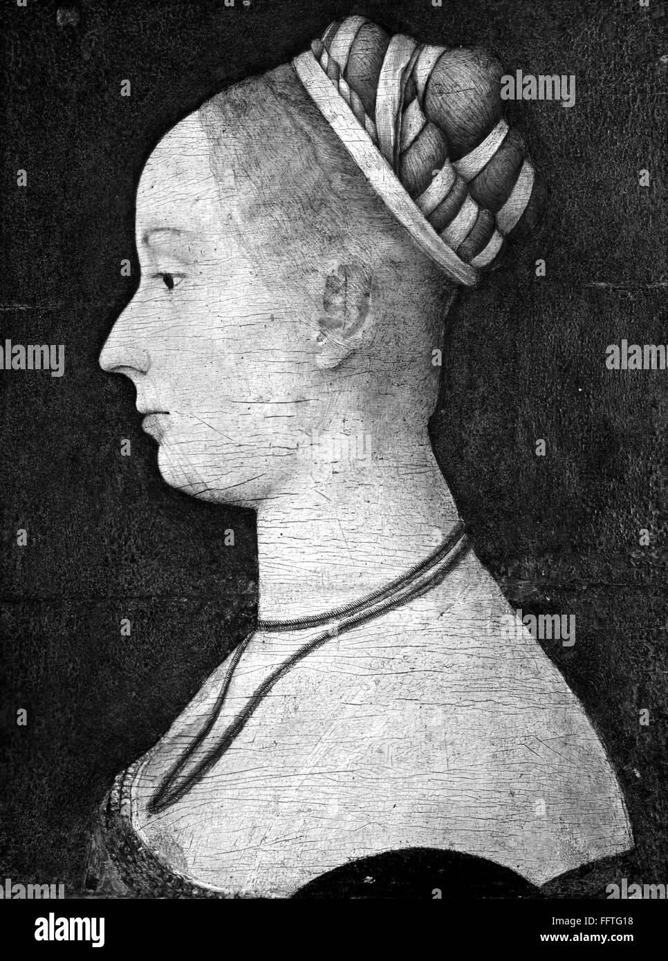 Portrait Femme Renaissance Italienne Banque De Photographies Et D