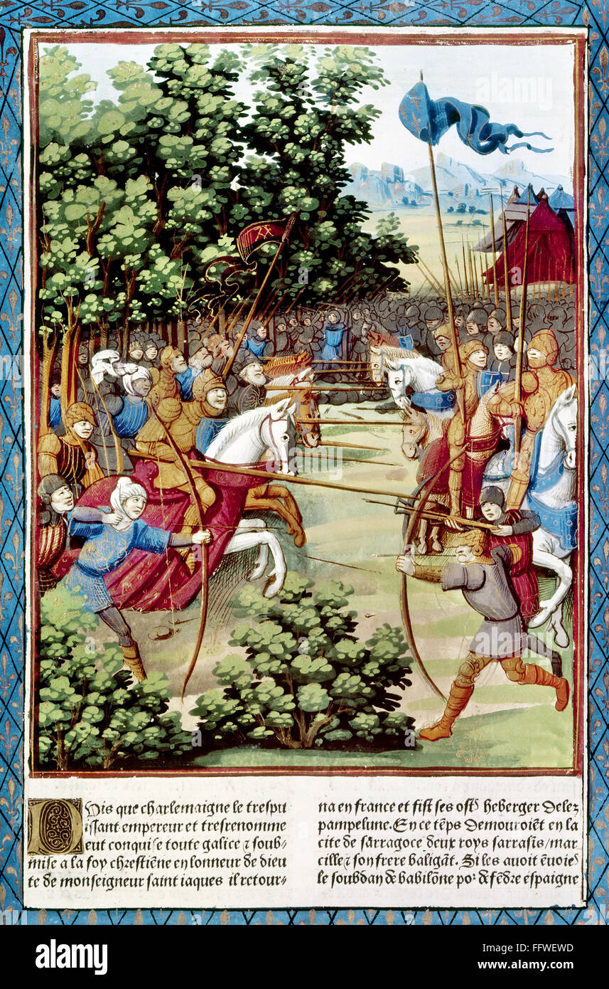 Chanson de Roland, 778 A.D. /nRoland, le neveu de Charlemagne et le ...
