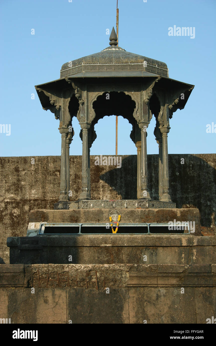 Meghdumbari trône de Shivaji Maharaj dans Raigad fort , , , Raigad ...