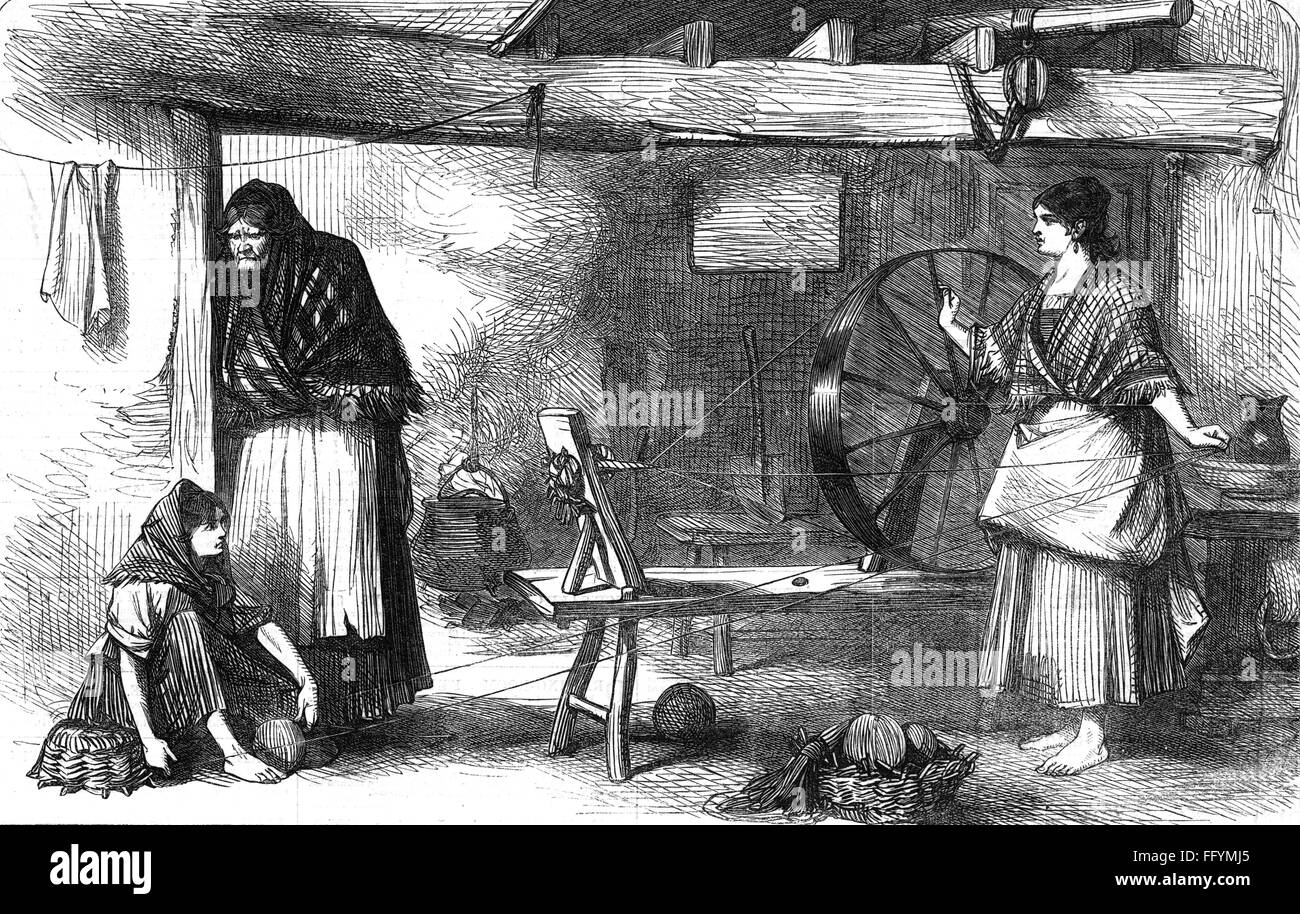 Le travail des enfants 19e filature Banque de photographies et d’images ...