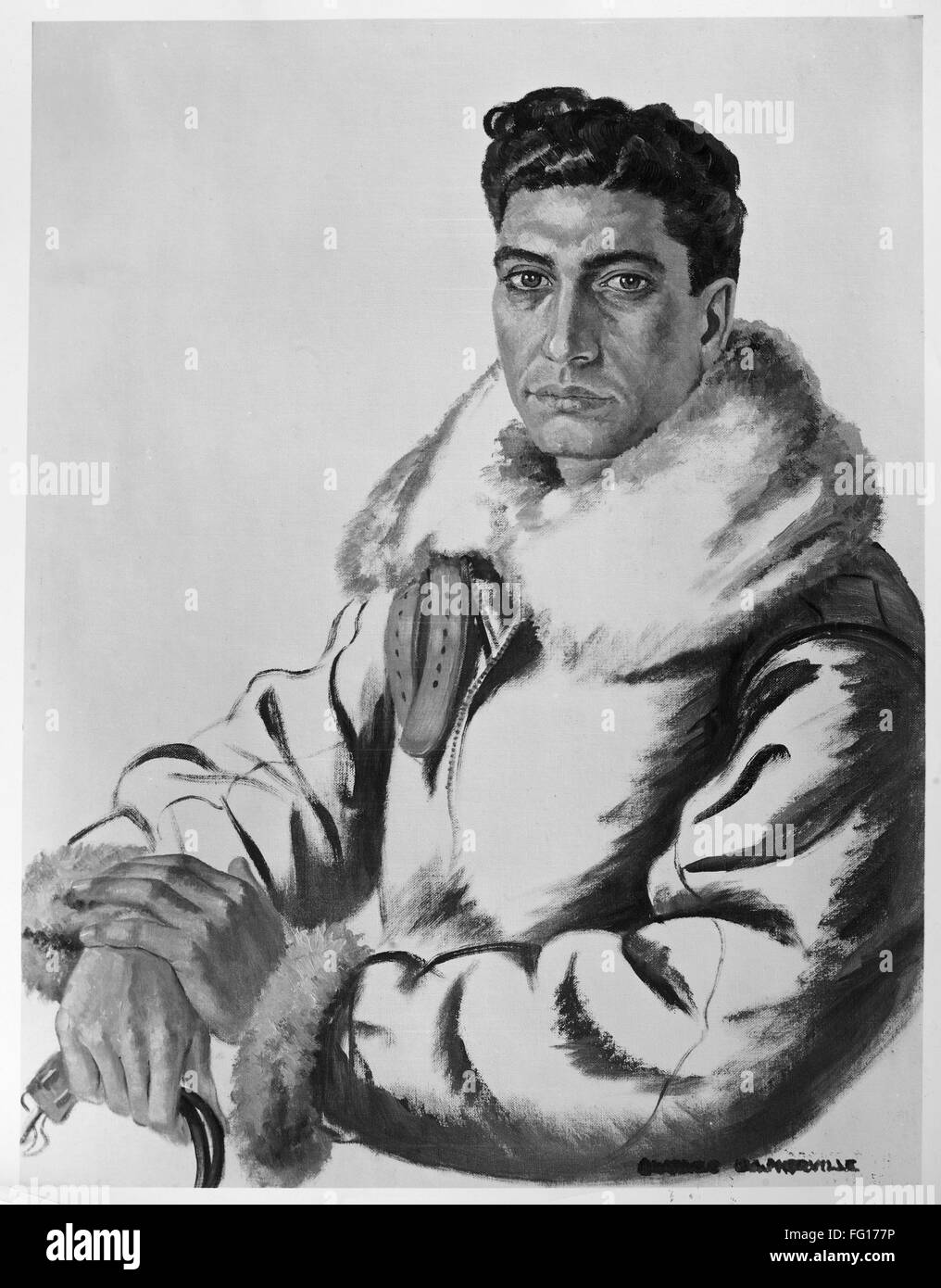 WORLD WAR II : PILOTE, c1944. /Npremière Peter 1978, un B-17 navigator ...