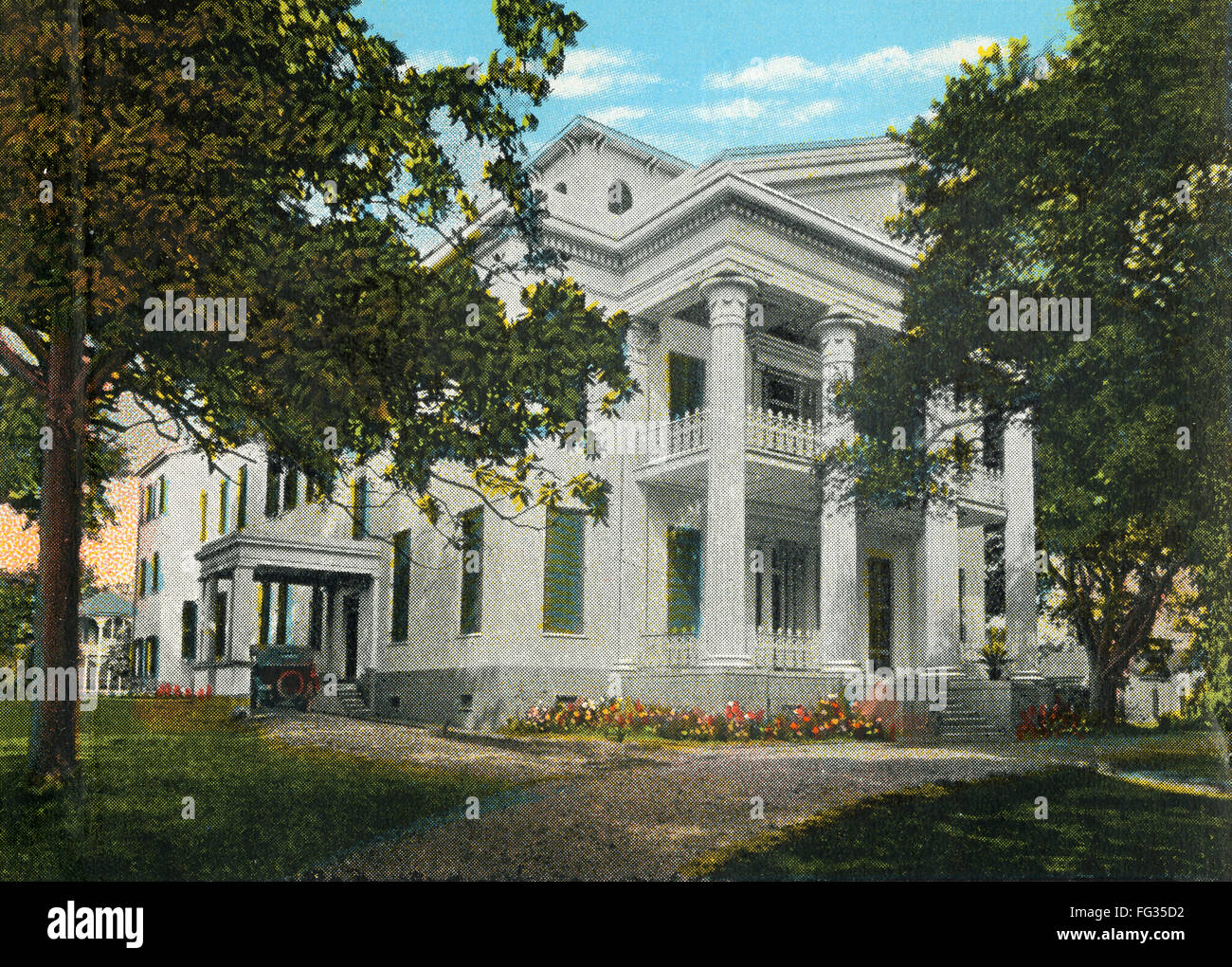 NATCHEZ : STANTON HALL, 1938. /De nView Stanton Hall, construit en 1851 ...