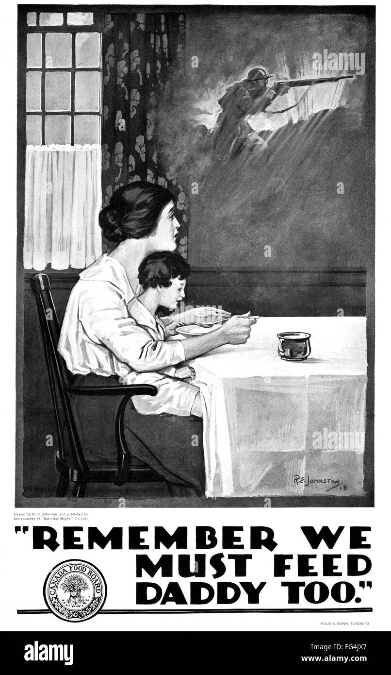 La PREMIÈRE GUERRE MONDIALE : APPROVISIONNEMENT ALIMENTAIRE, 1918. /N ...