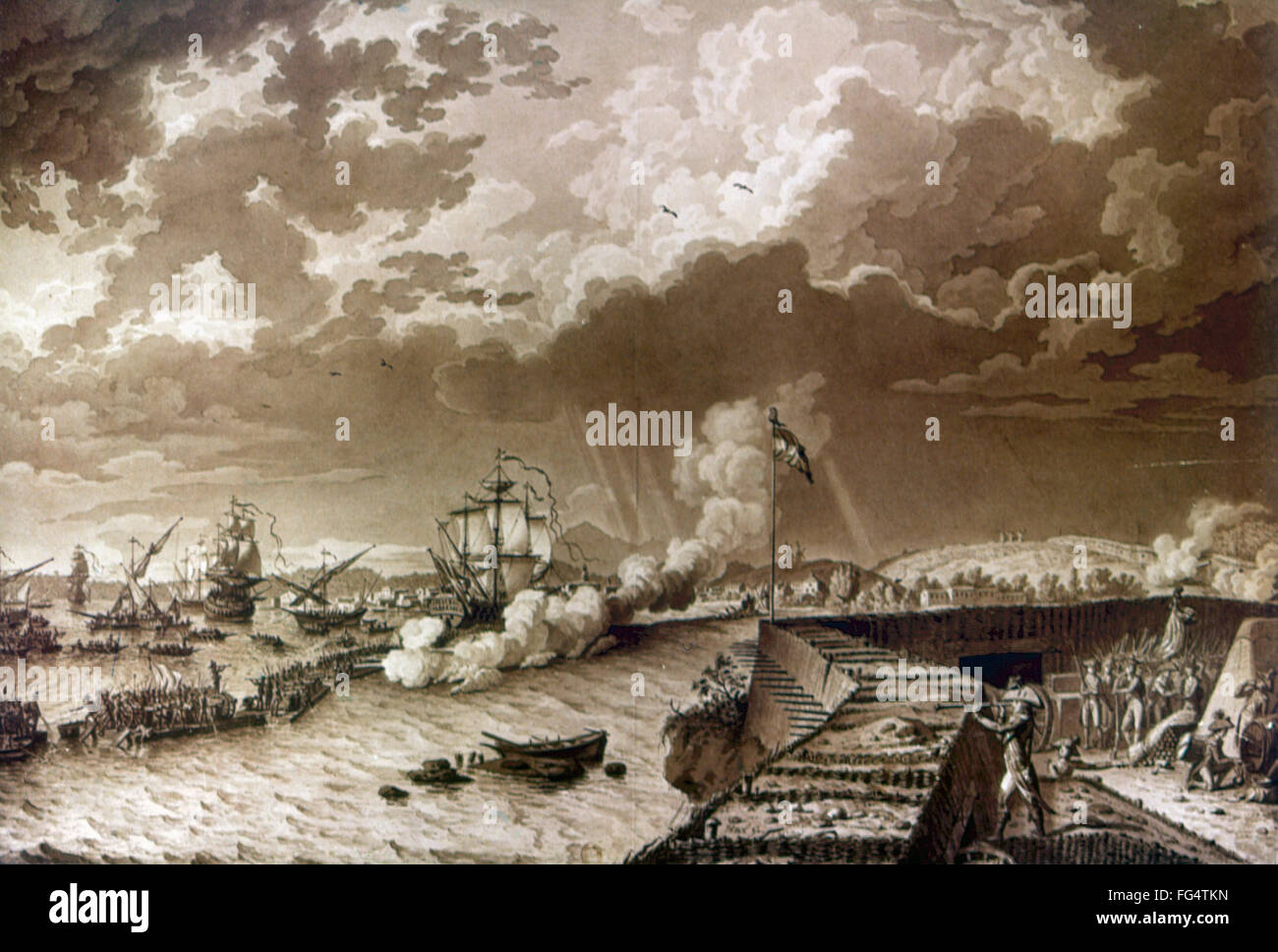 Napoleon bonaparte at the siege of toulon Banque de photographies et d ...