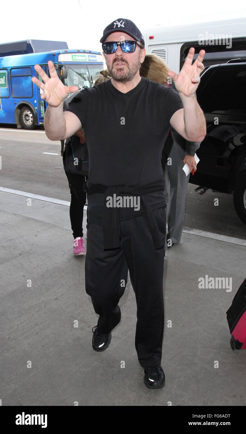 Ricky gervais girlfriend jane fallon Banque de photographies et d ...