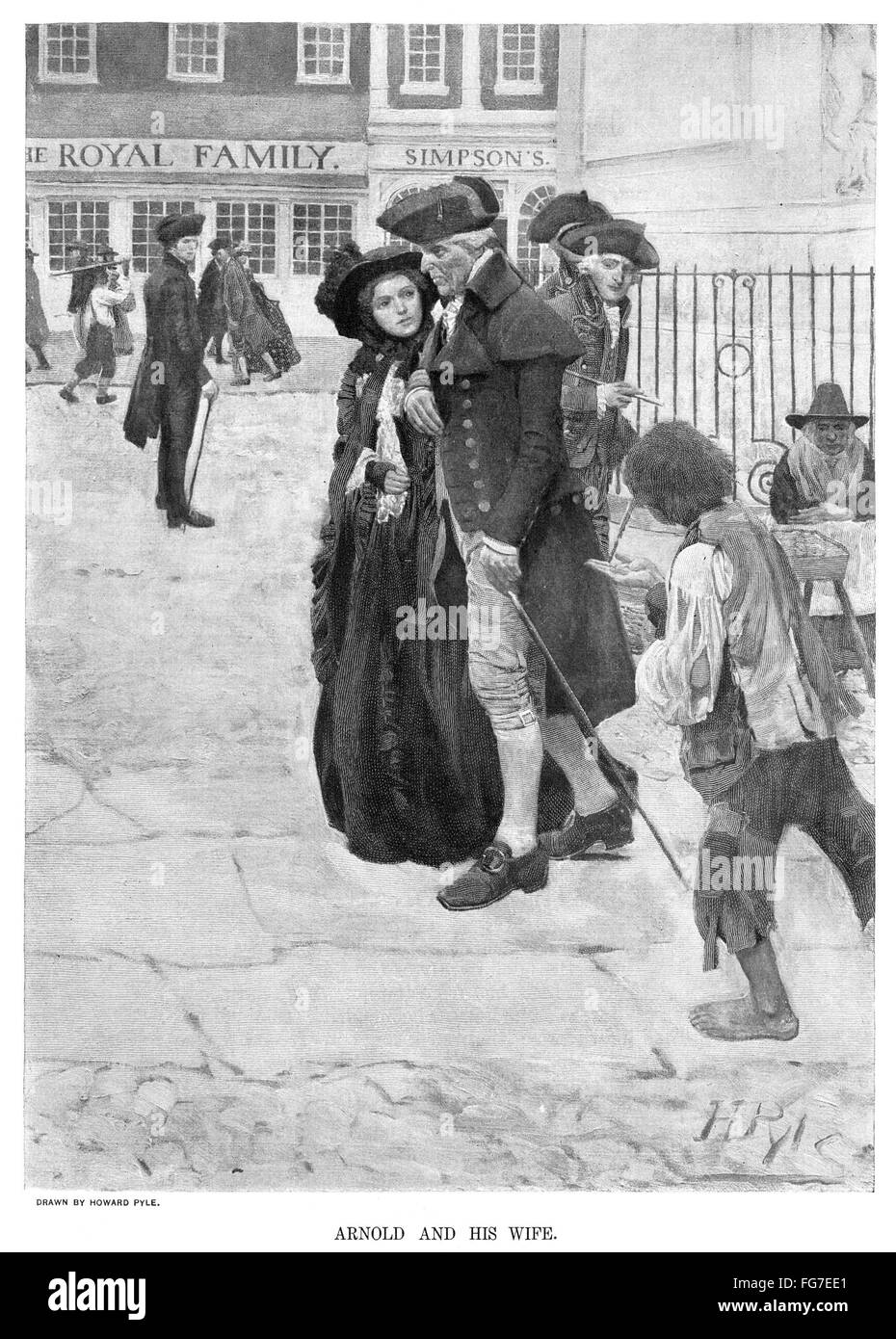 BENEDICT ARNOLD (1741-1801). /NAmerican soldat et traître. Arnold et sa ...