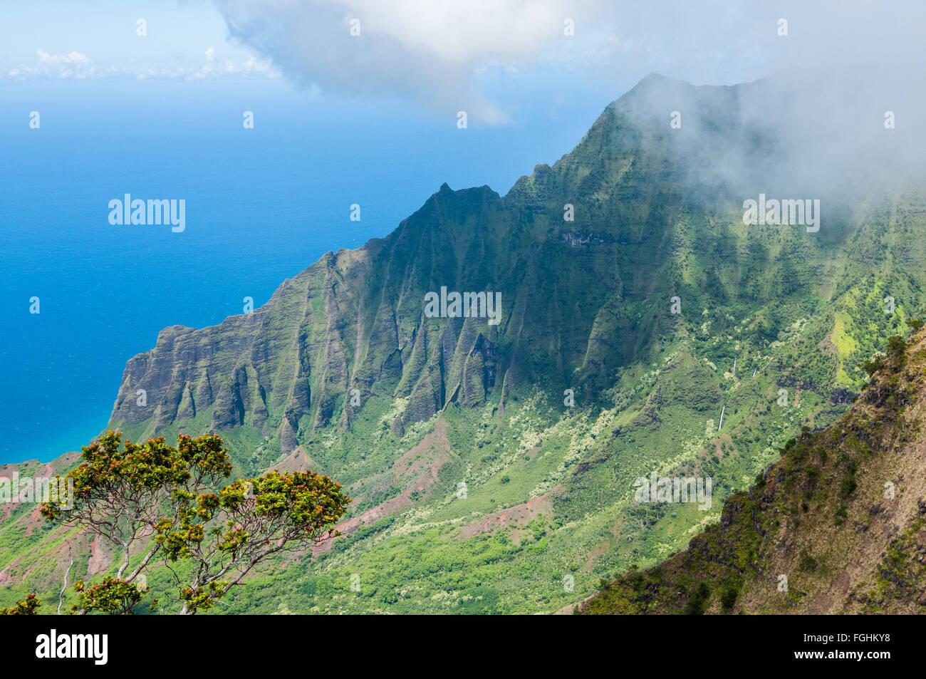 Vallée de kalalau Banque de photographies et d’images à haute ...