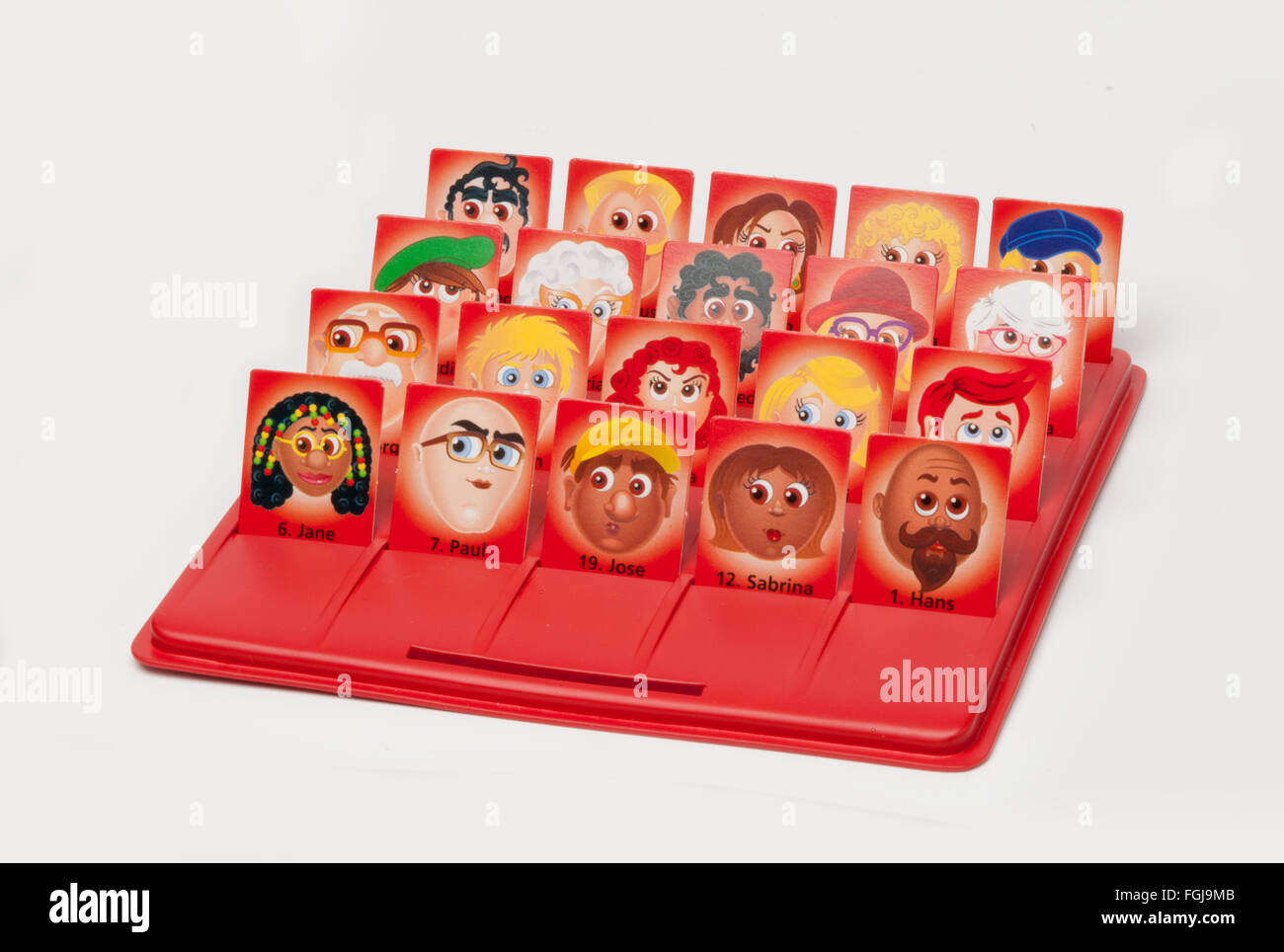 Guess who board game Banque de photographies et d’images à haute ...