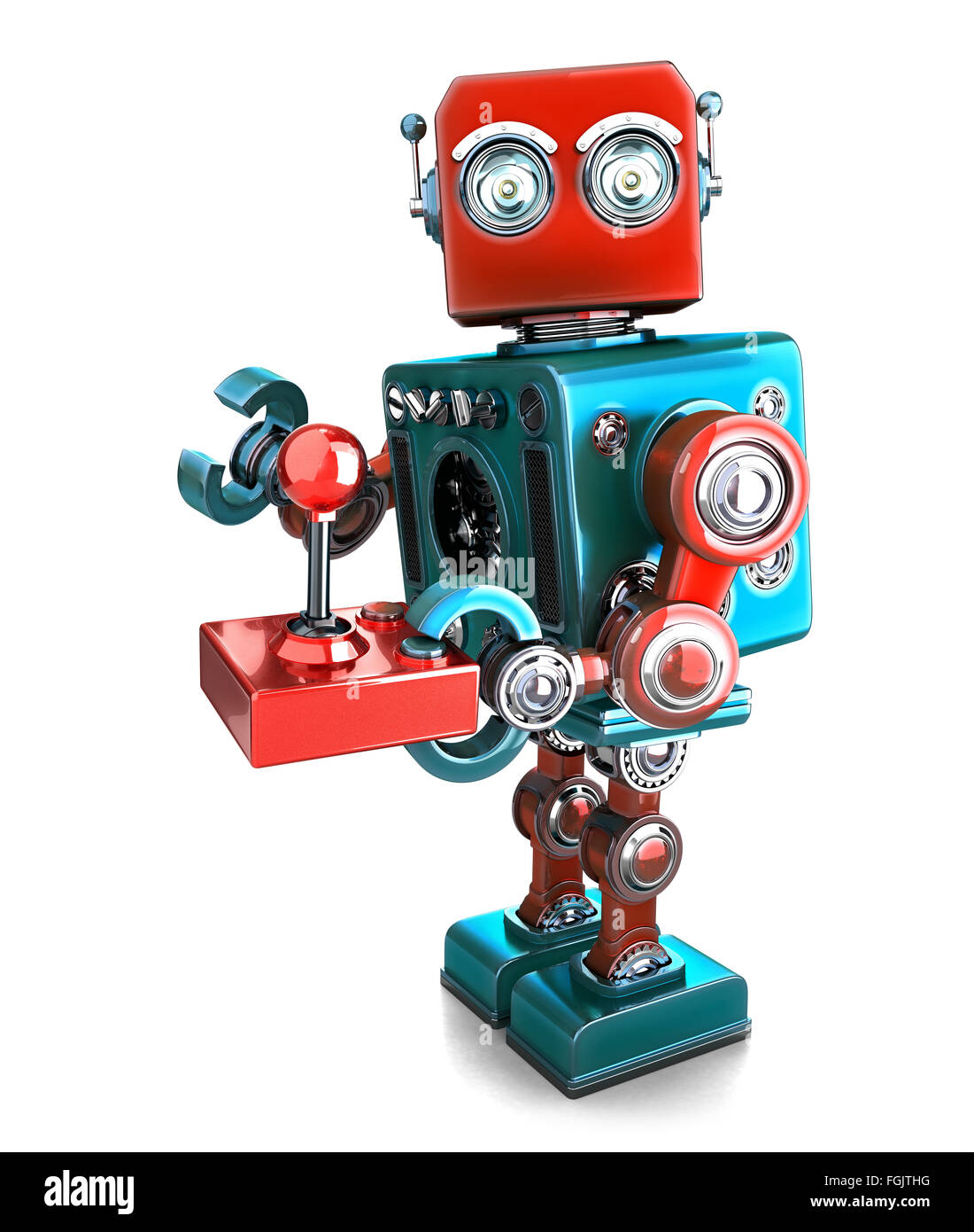 Robot tenant un joystick Banque de photographies et d’images à haute ...