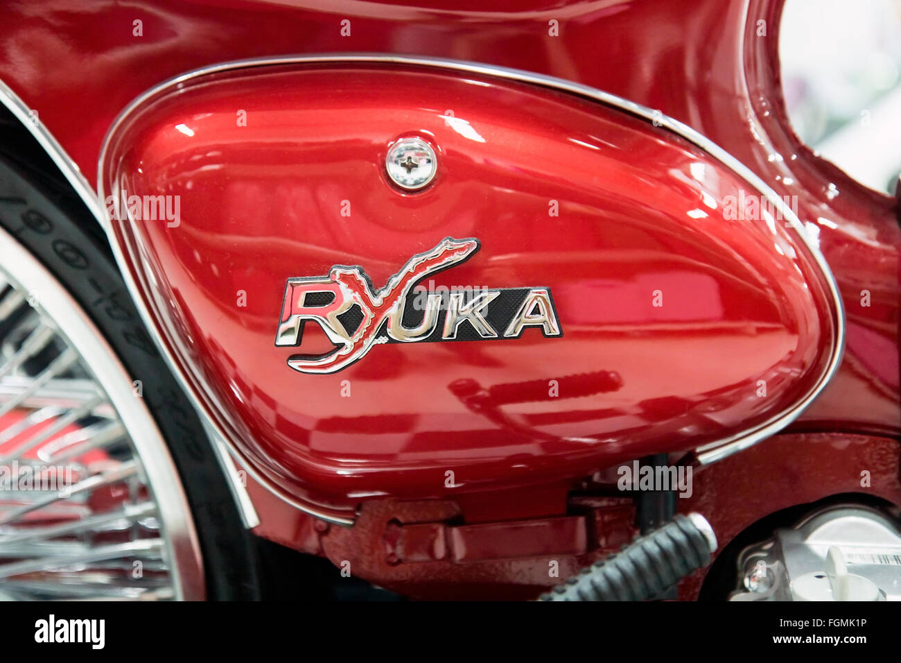 Motorcycle fuel tank Banque de photographies et d’images à haute ...