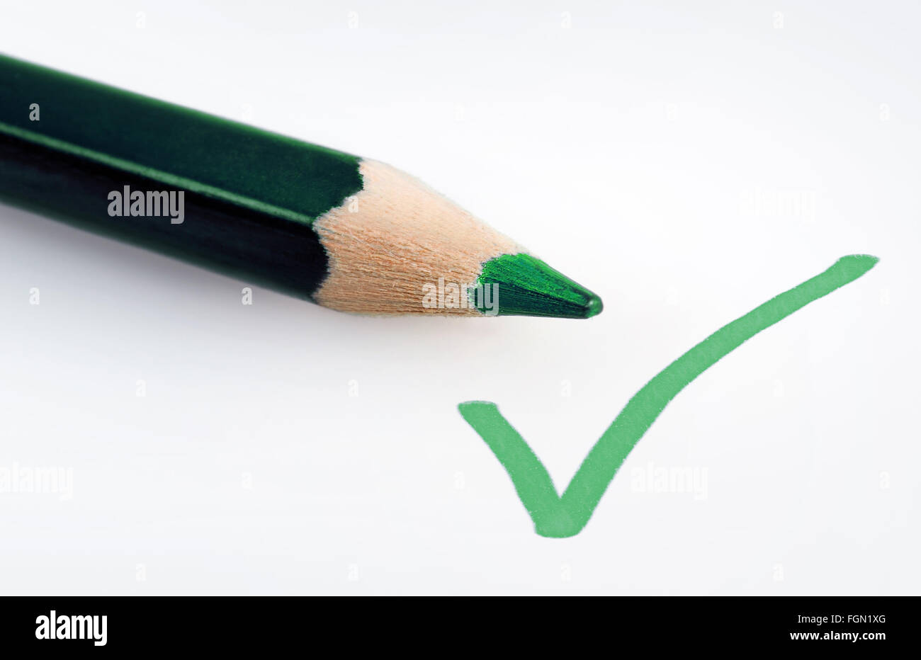 Validé vert Banque de photographies et d’images à haute résolution - Alamy