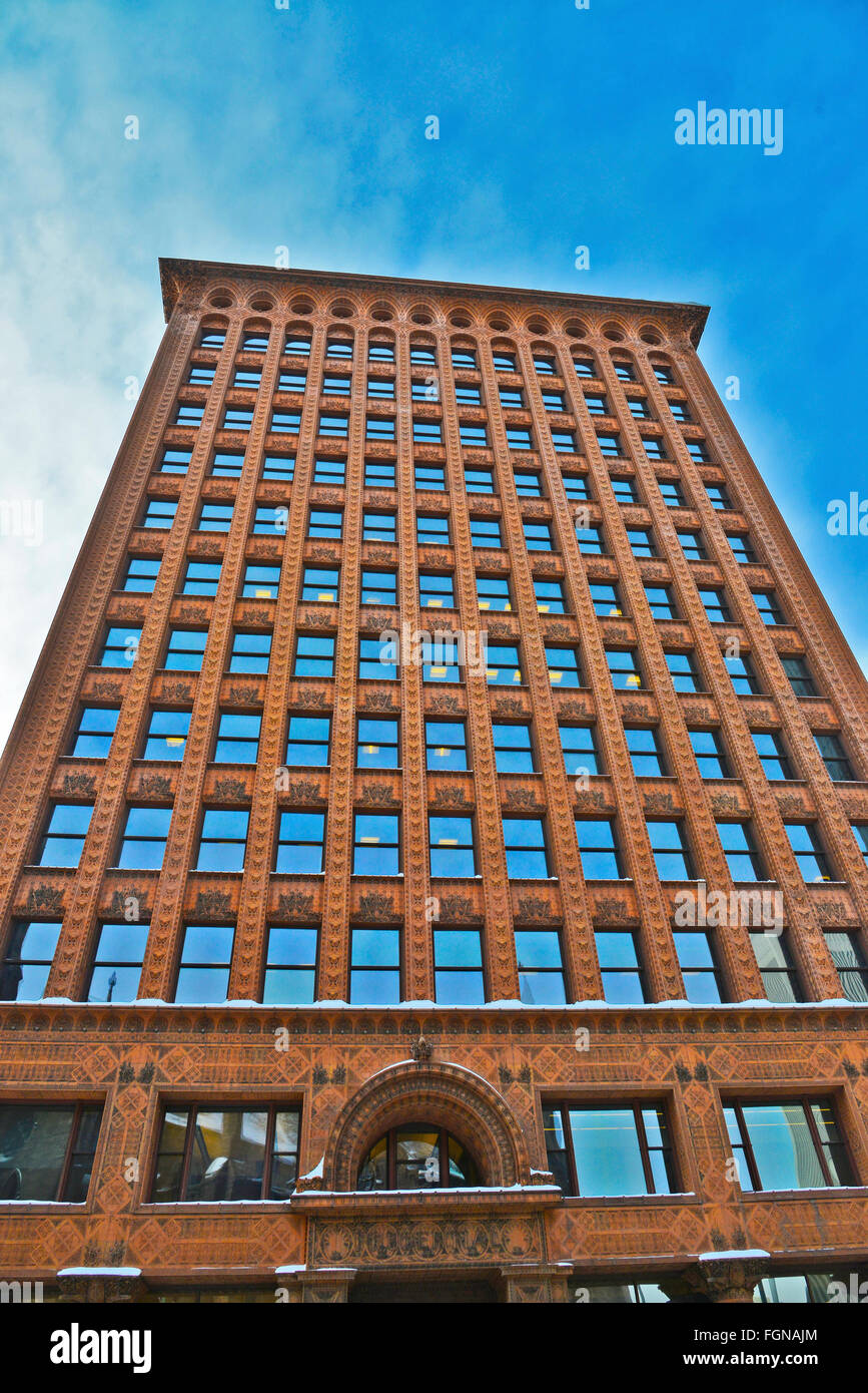 Louis Sullivan Prudential Building dans le centre-ville de Buffalo NY ...