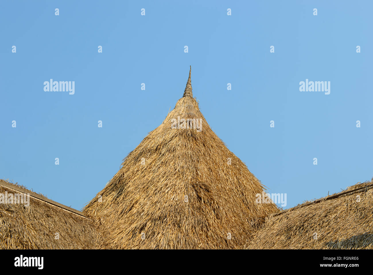 Toit de la partie paille Photo Stock - Alamy