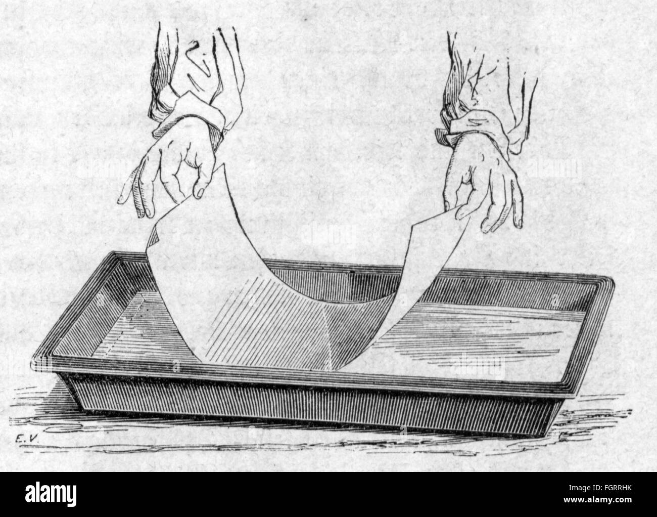 Papier au collodion Banque de photographies et d’images à haute ...