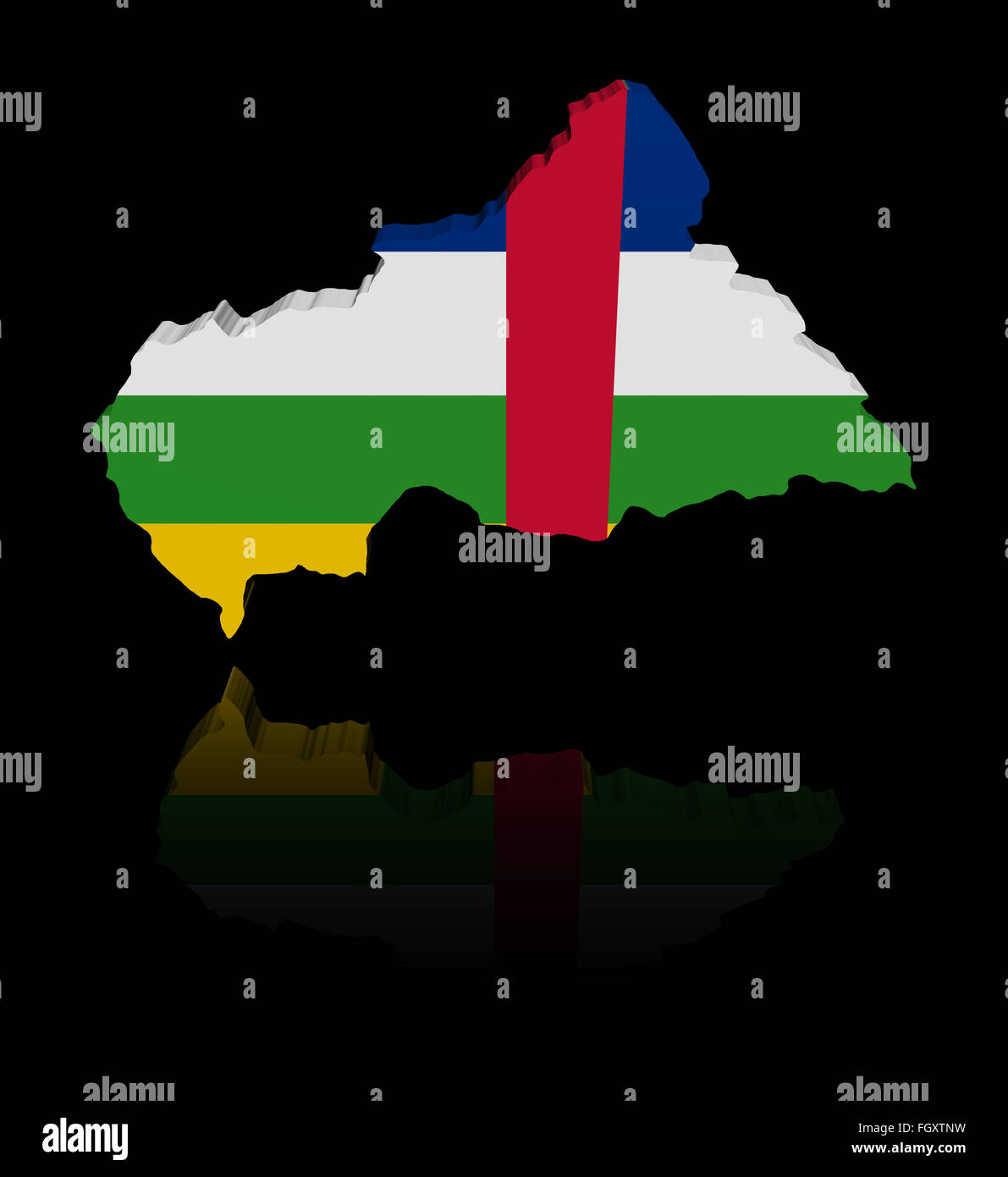 Carte de la république centrafricaine Banque de photographies et d’images à haute résolution - Alamy