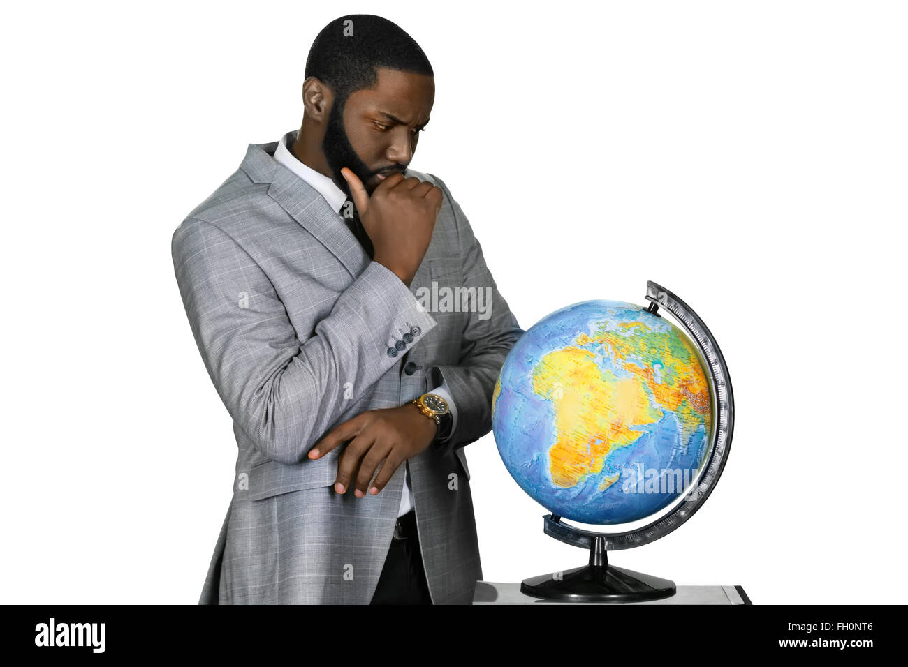 La carte du monde est fausse Banque de photographies et d’images à ...