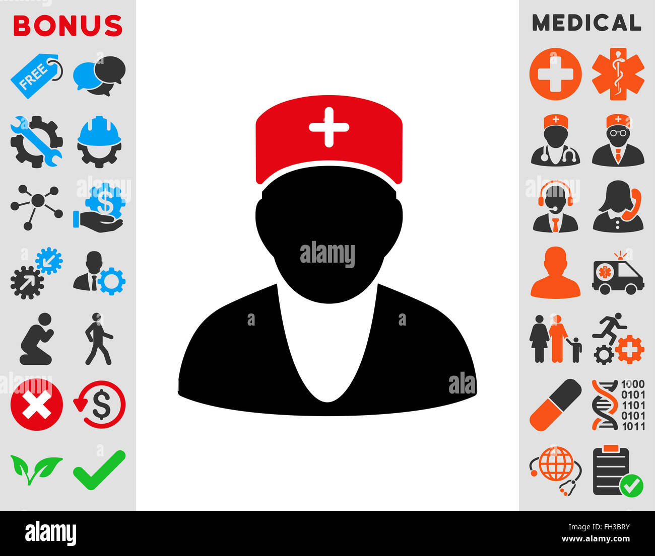 Icône de médecin Photo Stock - Alamy