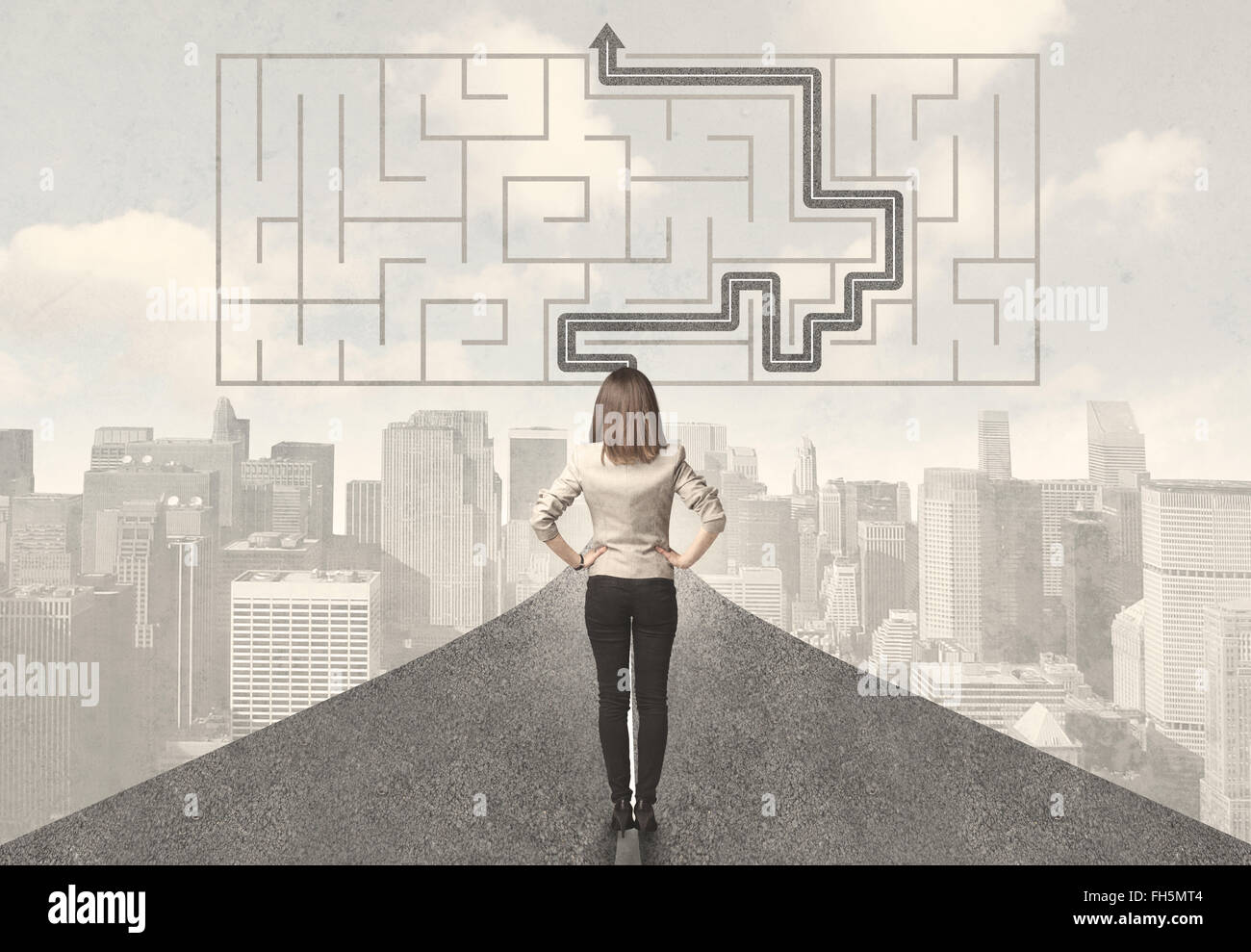 Road maze Banque de photographies et d’images à haute résolution - Alamy