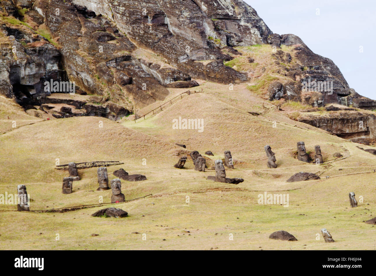Rano Raraku Banque d'image et photos - Alamy