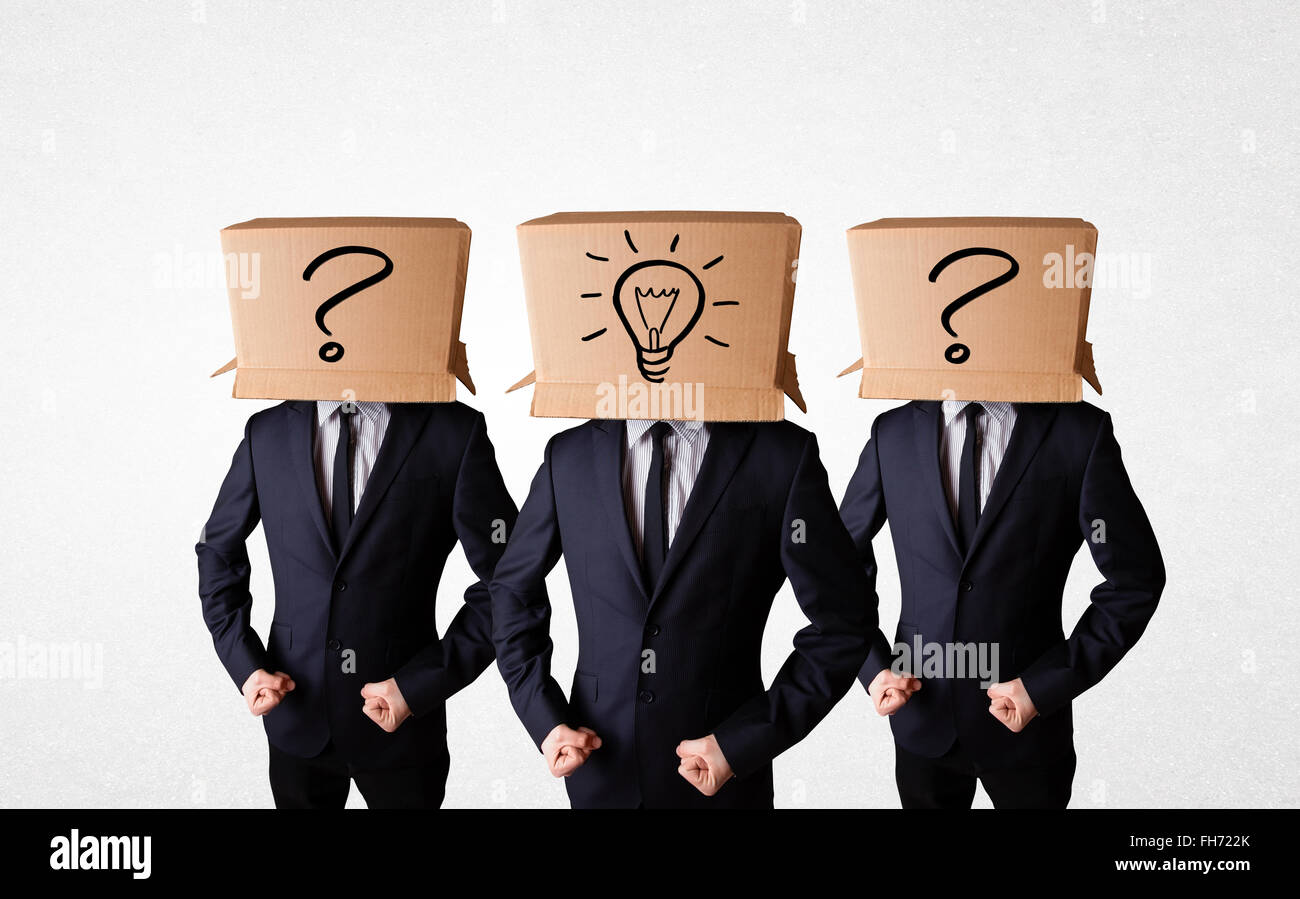 Beaux hommes en fonction des gestes avec les signes et les symboles ...