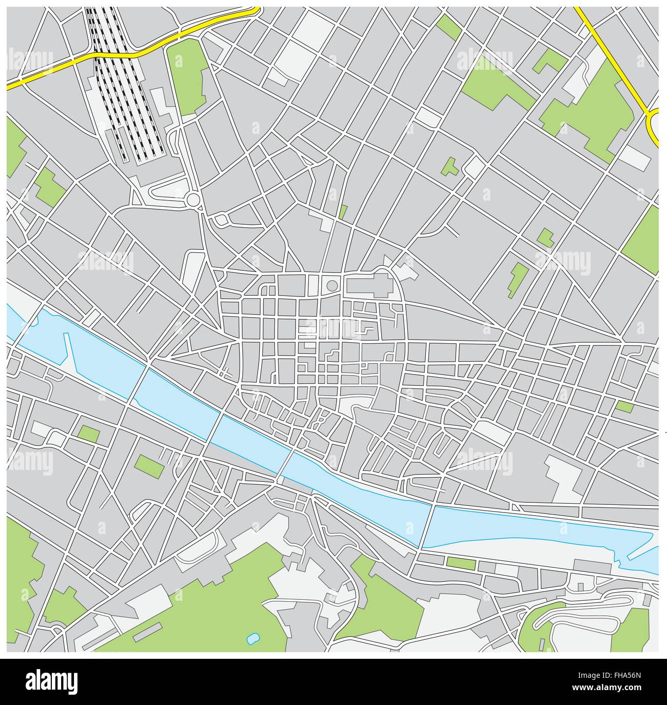 Plan de la ville de florence Banque de photographies et d’images à ...