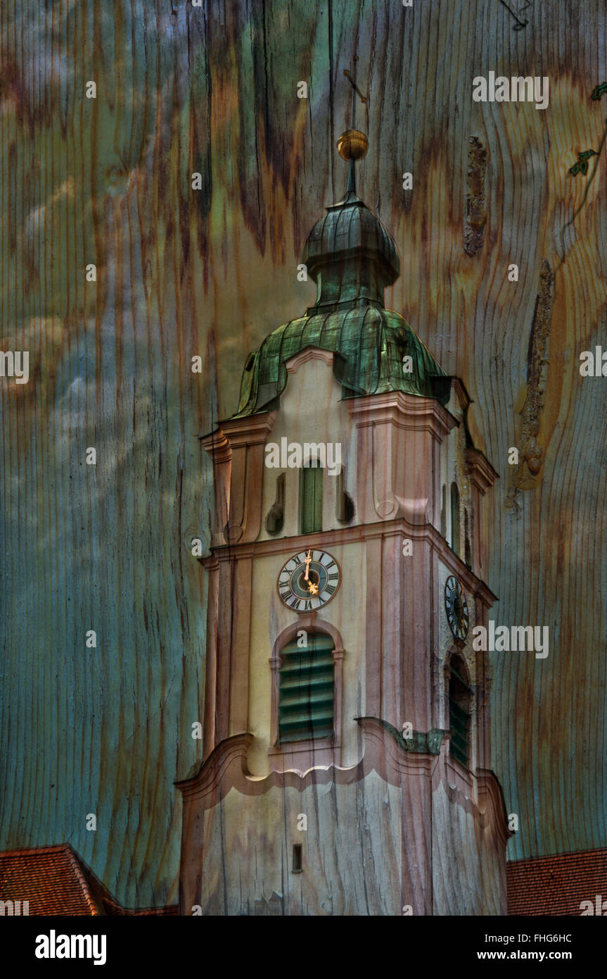 L'église Notre-Dame (Frauenkirche). Construit au 18e siècle par ...
