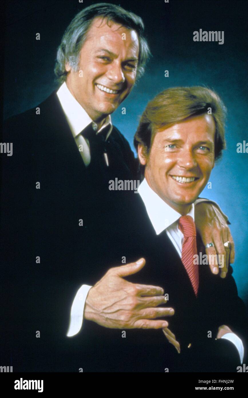 The Persuaders Tony Curtis Roger Moore Banque d'image et photos - Alamy