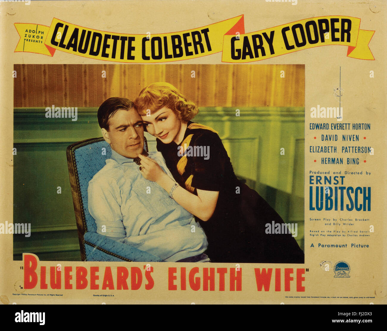 'Huitième Femme de Barbe bleue, la', (Paramount, 1938), la scène du ...