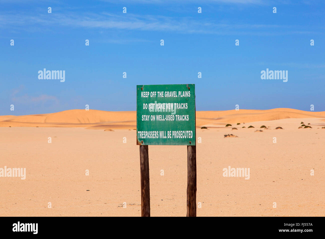 Dune sign protect Banque de photographies et d’images à haute ...