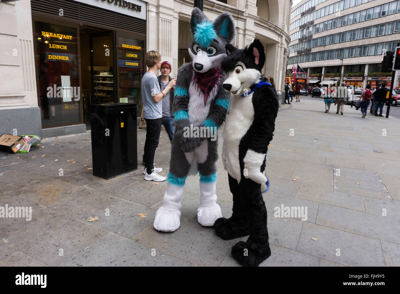 Rassemblement Furries à Londres, au Royaume-Uni. Le fandom furry est ...